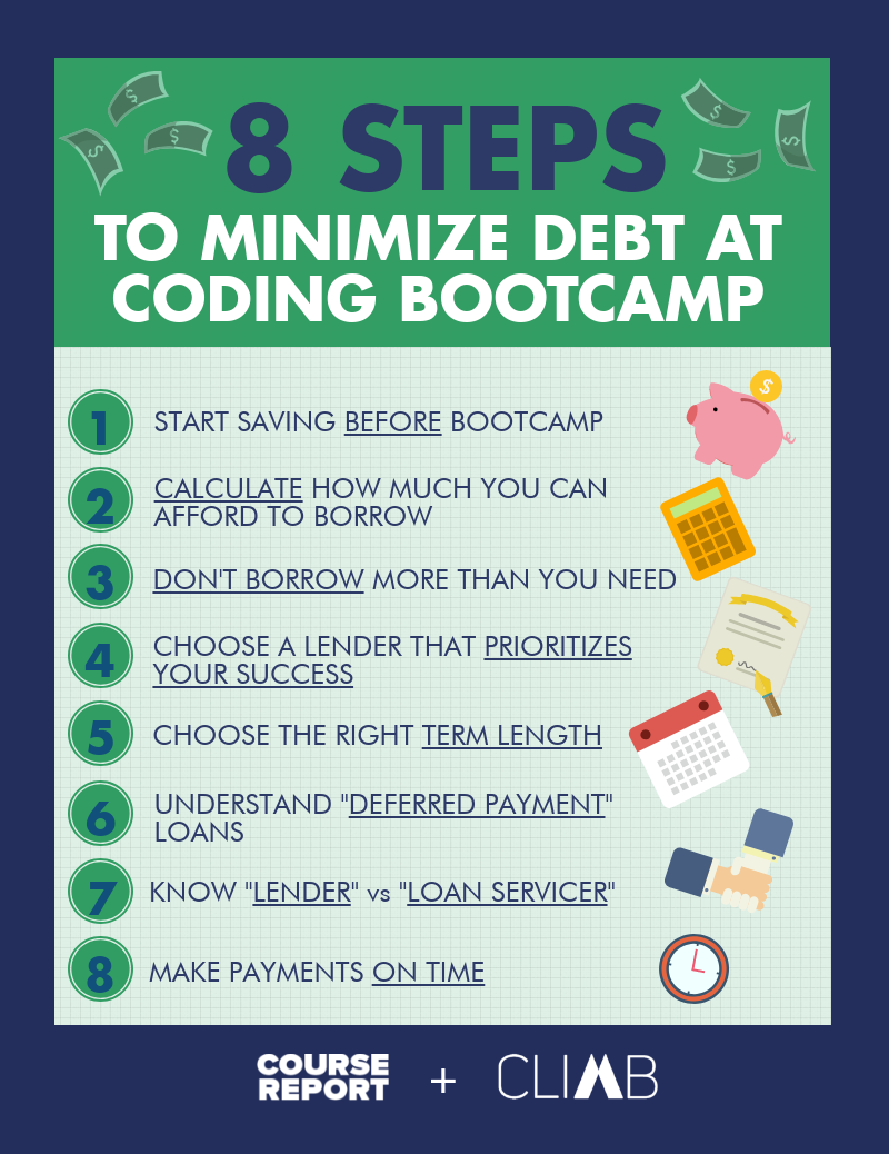 8 Steps To Minimize Your Coding Bootcamp Debt Course Report